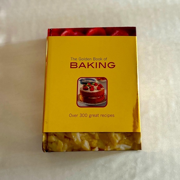 Kitchen | Golden Book Of Baking 30 Great Recipes Huge Book Gold Edges ...